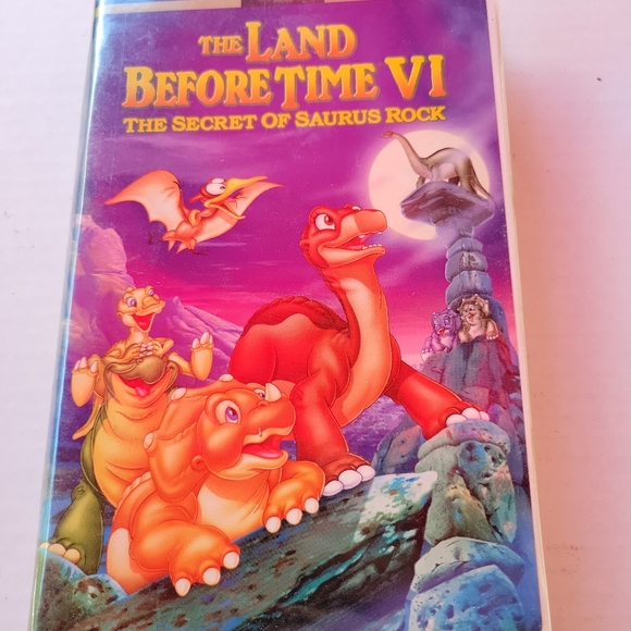Media | The Land Before Time Vi The Secret Of Saurus Rock Vhs | Poshmark